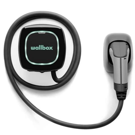 Wallbox Pulsar Plus Tethered Black Evolution Solutions