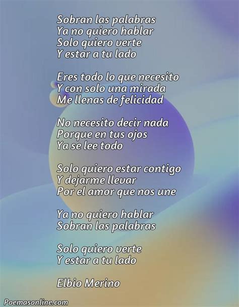 Cinco Mejores Poemas Sobran Las Palabras Poemas Online