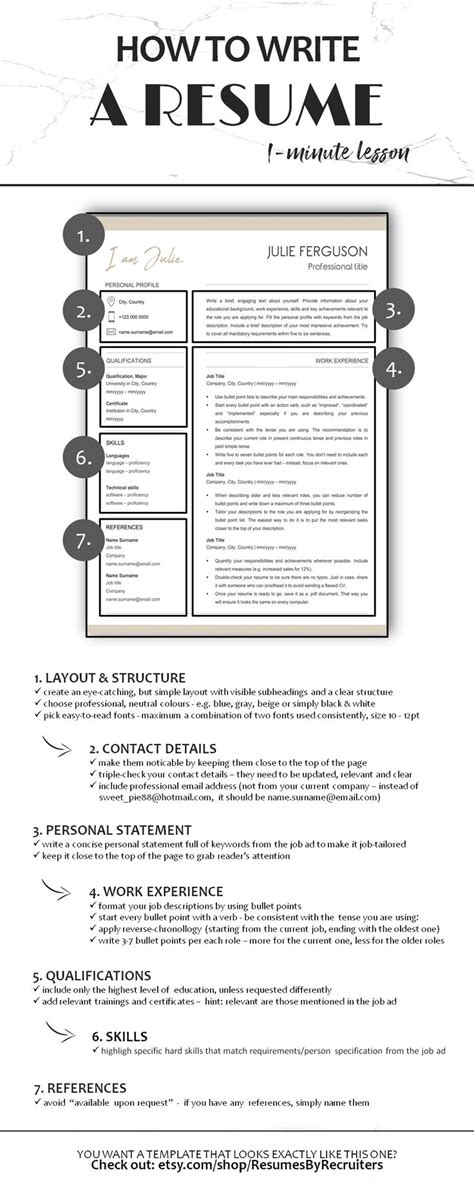 Learn How To Write A Resume In Less Than 1 Minute Follow This Easy