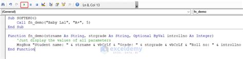 How To Resolve The Excel VBA Argument Not Optional Error 4 Solutions