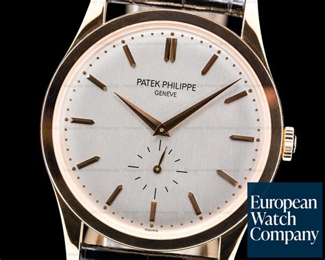 Patek Philippe 5196R 001 Calatrava Manual Wind 18K Rose Gold 46718