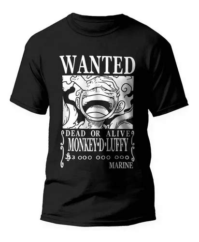 Camiseta One Piece Luffy Gear 5 Unissex 100 Algodão Anime