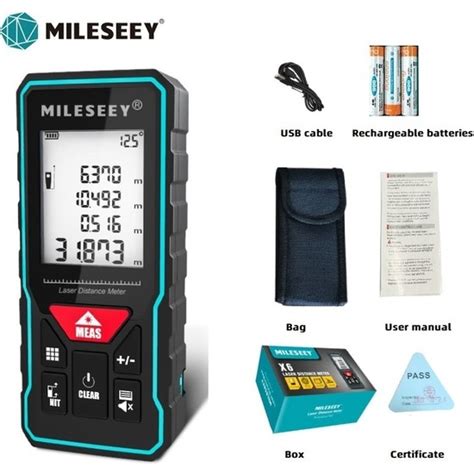 2Liyao X5 60M Mileseey Profesyonel Lazer Trena Uzaklık Ölçer Fiyatı