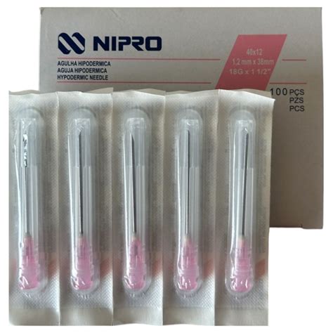 Aguja Hipod Rmica G X Nipro Caja Unidades Fyg