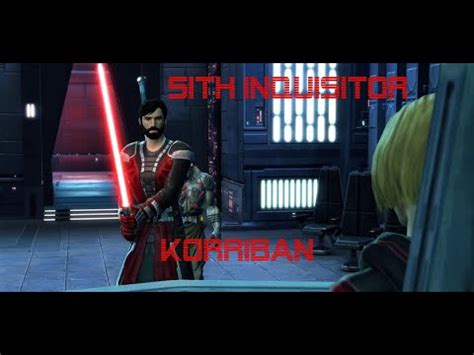 SWTOR Sith Inquisitor Story ALL CUTSCENES Korriban YouTube