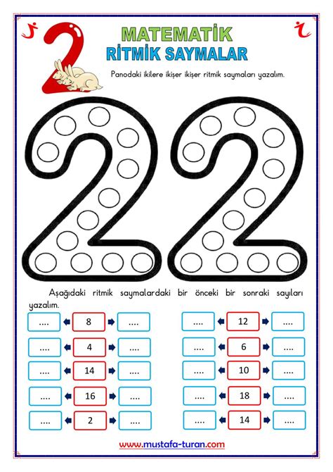 3 Sınıf Ritmik Sayma Etkinlikleri