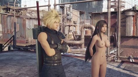 Curvy Anime Babe Tifa Lockhart Walks Around Fully Nude In Ff Rmk Part