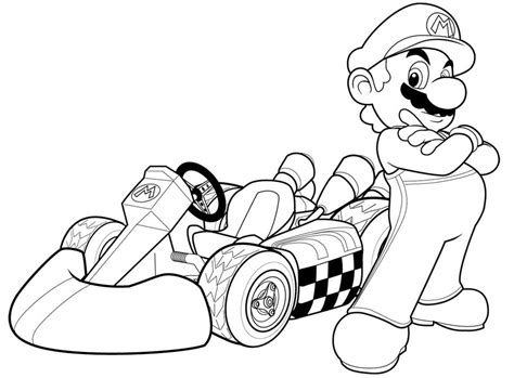 Dessins De Coloriage Mario Kart Imprimer Sur Laguerche Page
