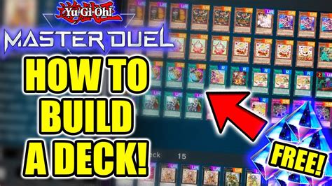 How To Build A Deck In Yu Gi Oh Master Duel YouTube