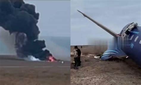 Un avion cu pasageri care zbura de la Baku la Groznîi s a prăbușit în