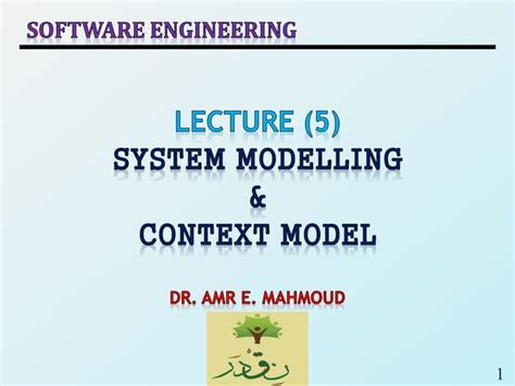 se lec 05 system modelling and context model
