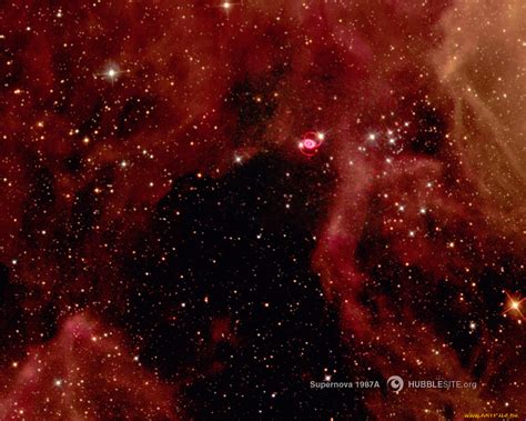 Обои SuperNova 1987A Космос Звезды Созвездия обои для рабочего стола