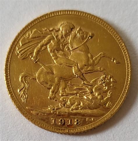United Kingdom Sovereign 1913 George V Catawiki