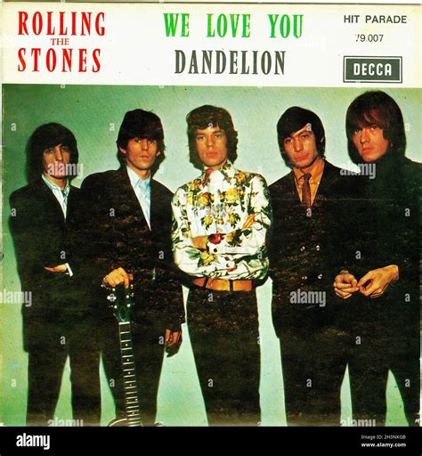 Vintage Vinyl Recording Rolling Stones The We Love You F