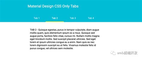 34 个练习 javascript css 实现网站选项卡标签的案例 轻识