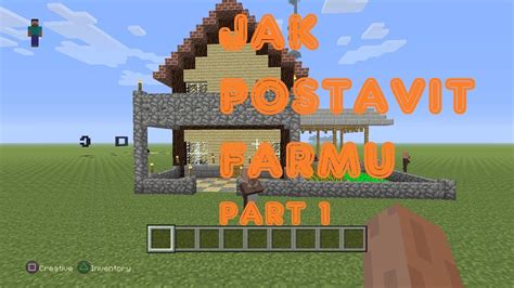 Minecraft tutoriál Jak postavit farmu part1 YouTube