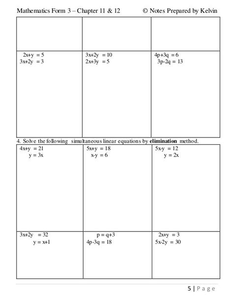 kssm mathematics form 1 exercise