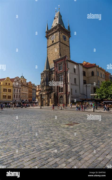 Prague Old Town Clock Tower Stock Photo Alamy