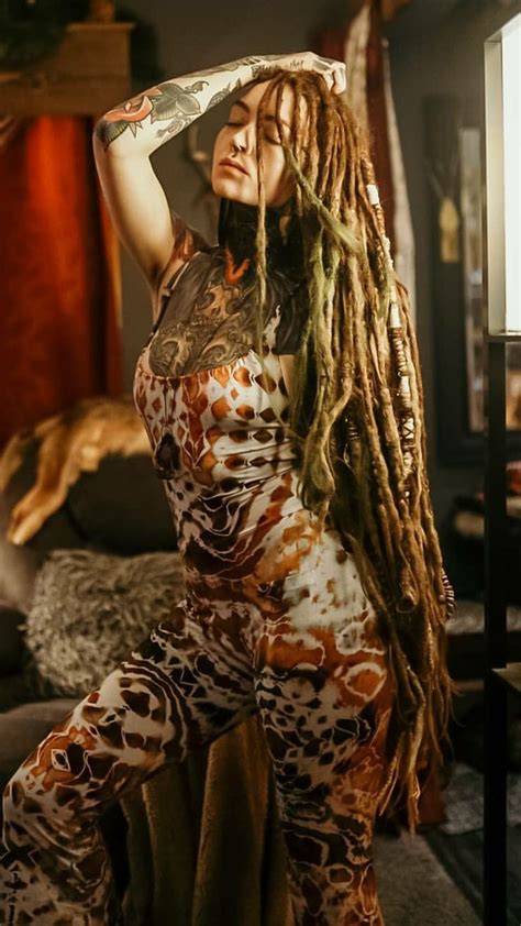 Pin By Austin T On Tattoo Dreadlocks Girl Dreads Girl Beautiful Dreadlocks