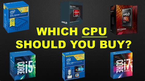 Which Cpu Should You Buy Youtube