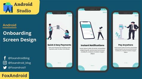 Android Walkthrough Slide Onboarding Screen Design Android UI UX