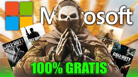 Todos los Call of Duty serán GRATIS gracias a Microsoft YouTube