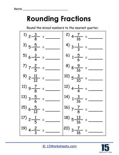 Rounding Worksheets Worksheets