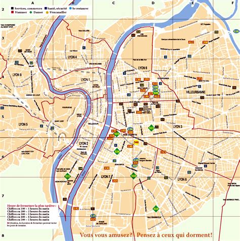Info Lyon Arrondissement Et Banlieue Carte