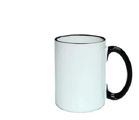Taza Blanca Oz Con Asa Y Filo De Color Sublimaci N Pack Env O Gratis