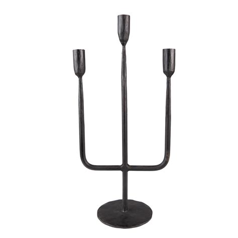 Clayre Eef Kandelaar 43 Cm Zwart Ijzer