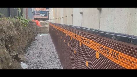 Installation De Membrane Delta Ms Et Imperm Abilisation De Fondations