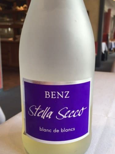 Weingut Benz Stella Secco Blanc De Blancs Vivino US