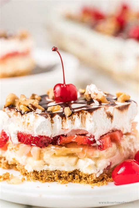 Banana Split Cake Dessert My XXX Hot Girl