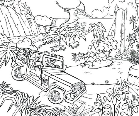 People In Jurassic World F Rbung Seite Kostenlose Druckbare