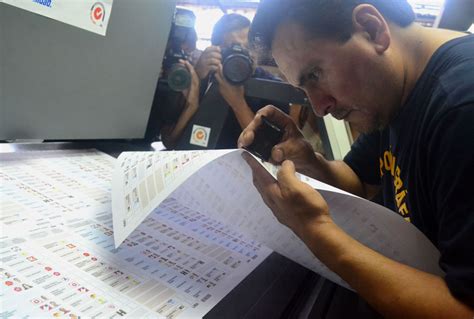 Elecciones Onpe Inicia Hoy Impresi N De M S De Actas