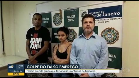 Polícia prende parte de grupo que aplicava golpe do falso emprego no RJ