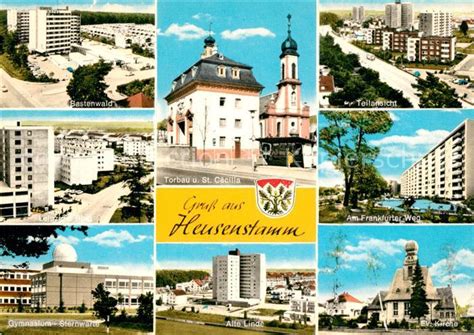 AK Ansichtskarte Heusenstamm Torbau St Caecilia Schlosshotel
