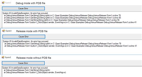 Visual Studio Debug Release Mode