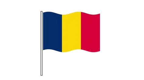 Chad Flag Seamless Loop Animation Wavin Stock Video Pond5