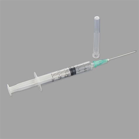 CE ISO Approved Disposable Syringes 3ml Luer Slip Centre With Needle