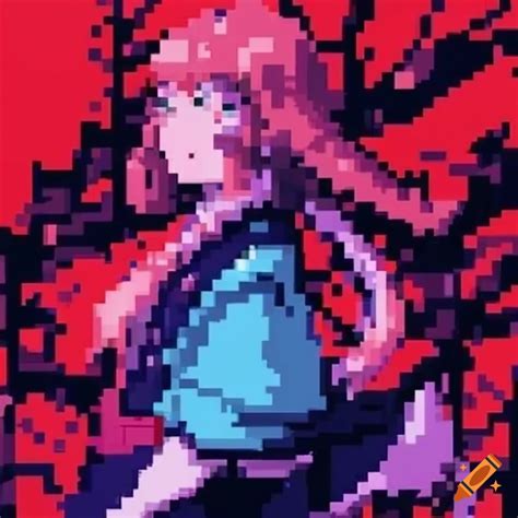 Create A X Pixel Art Of Anime On Craiyon