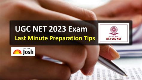 UGC NET December 2023 Exam Last Minute Tips NTA NET Quick Preparation