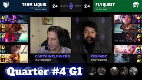 Team Liquid Vs Flyquest Game Quarter Finals Lcs Lock In Tl