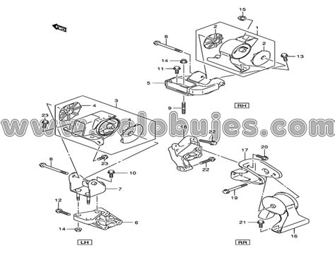 Buje Soporte Motor Trasero Celerio 2022 Solobujes