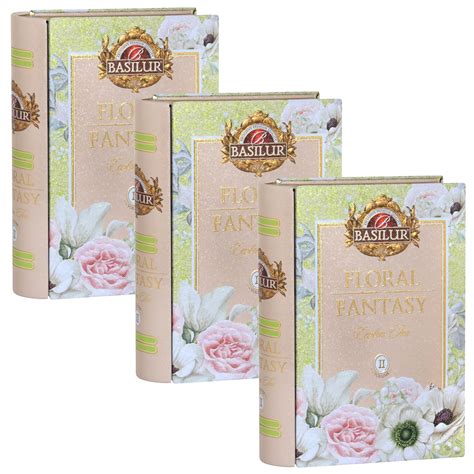 Basilur Floral Fantasy Volume Ii Zielona Herbata Cejlo Ska Gunpowder