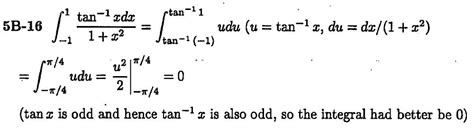 Calculus How To Decide The Value Of Arctan X In A Definite
