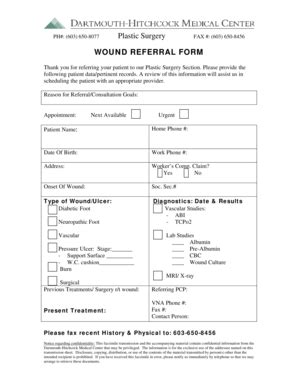 Wound Documentation Forms Printable Fill Online Printable Fillable