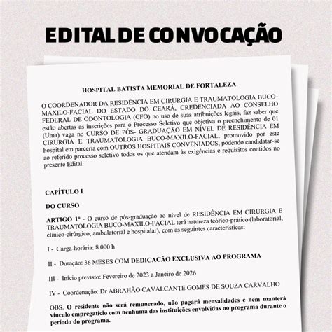 EDITAL DE CONVOCAÇÃO ABO CE