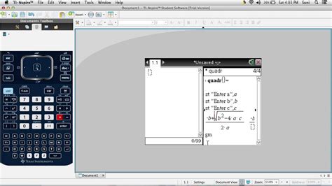 Quadratic Formula For The Ti And Steps