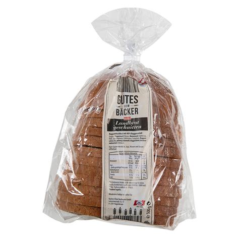ROKSH Brot Gebäck GUTES VOM BÄCKER Landbrot geschnitten 500g